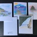 Beach Scene Watercolor Notecards Set of 12 - Etsy