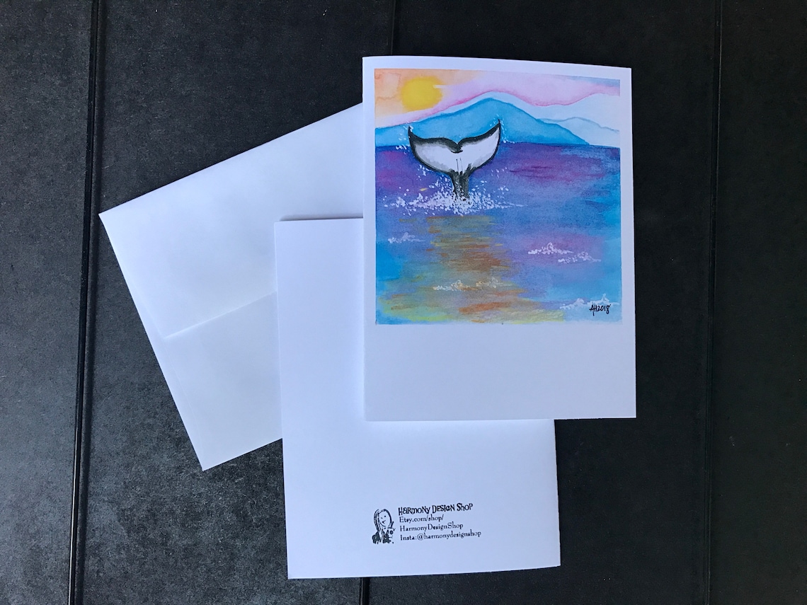 Beach Scene Watercolor Notecards Set of 12 - Etsy