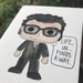 Jurassic Park Ian Malcom Card - Life Finds a Way - Etsy