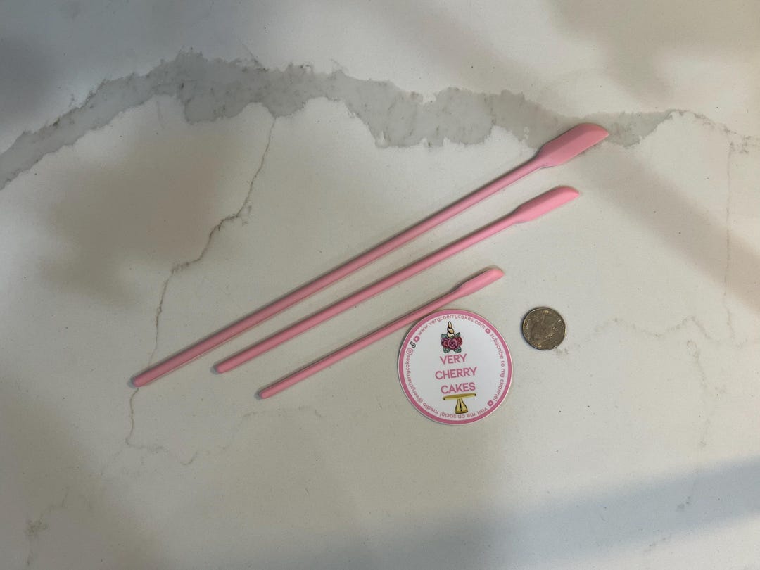 Pink Mini Spatulas - Etsy