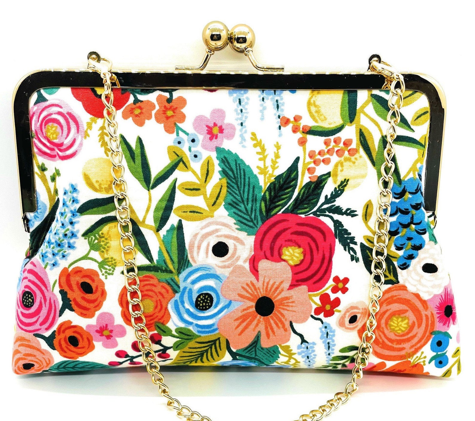 Kiki & Syds Everyday Clutch Purse garden Party in Cream - Etsy