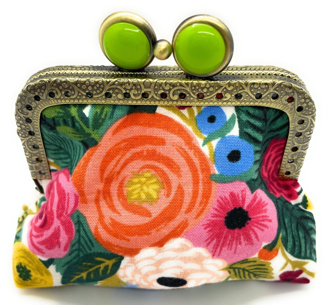 Kiki & Syds Mini Clutch Coin Purse SUPER CUTE Garden Party - Etsy