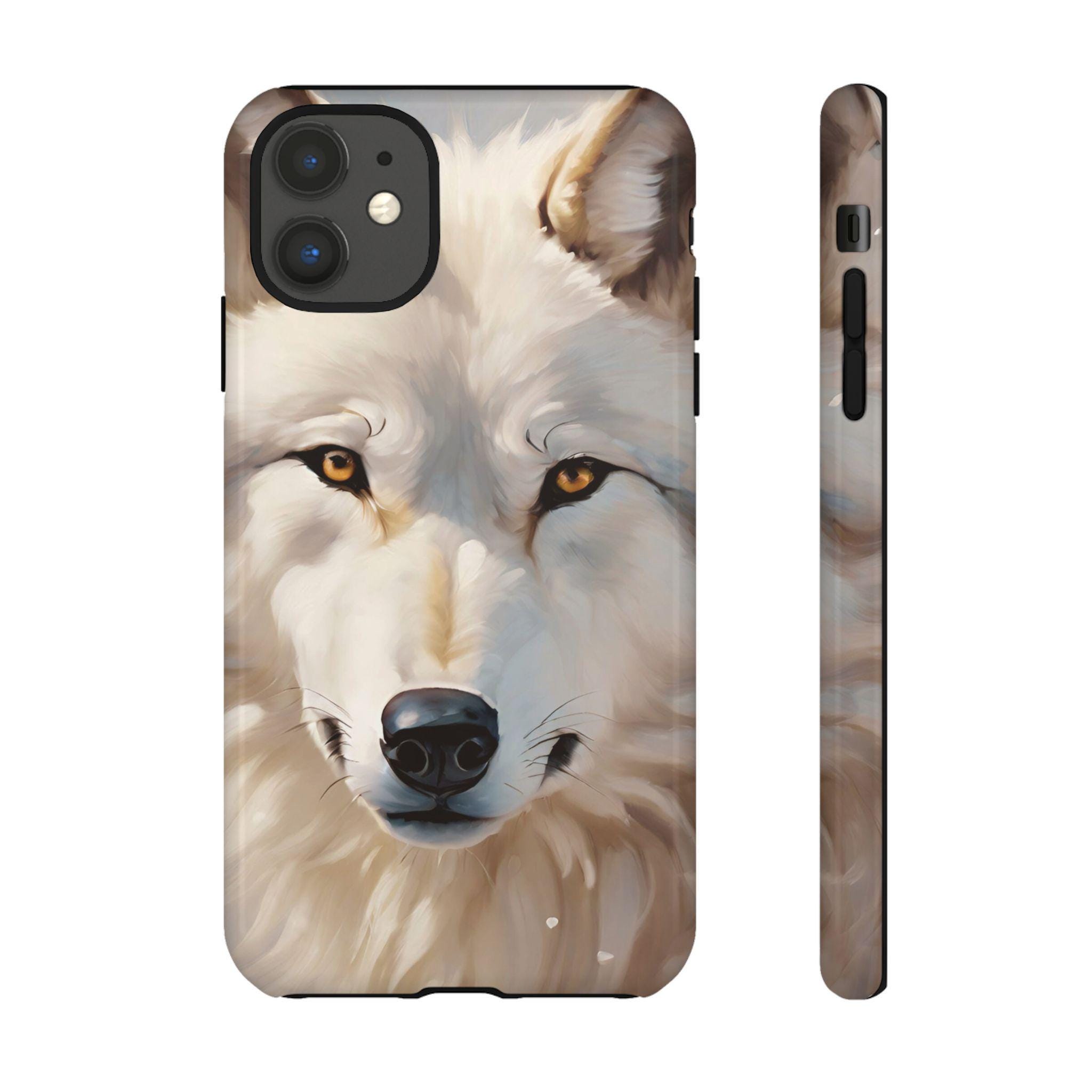 White Timber Wolf, Phone 14 Pro, Texture iPhone 13 Pro Case, iPhone 15 ...