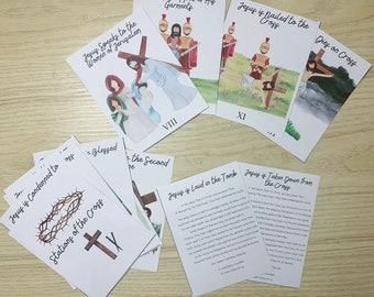 Printable Stations of the Cross Booklet for Kids to Color - Etsy