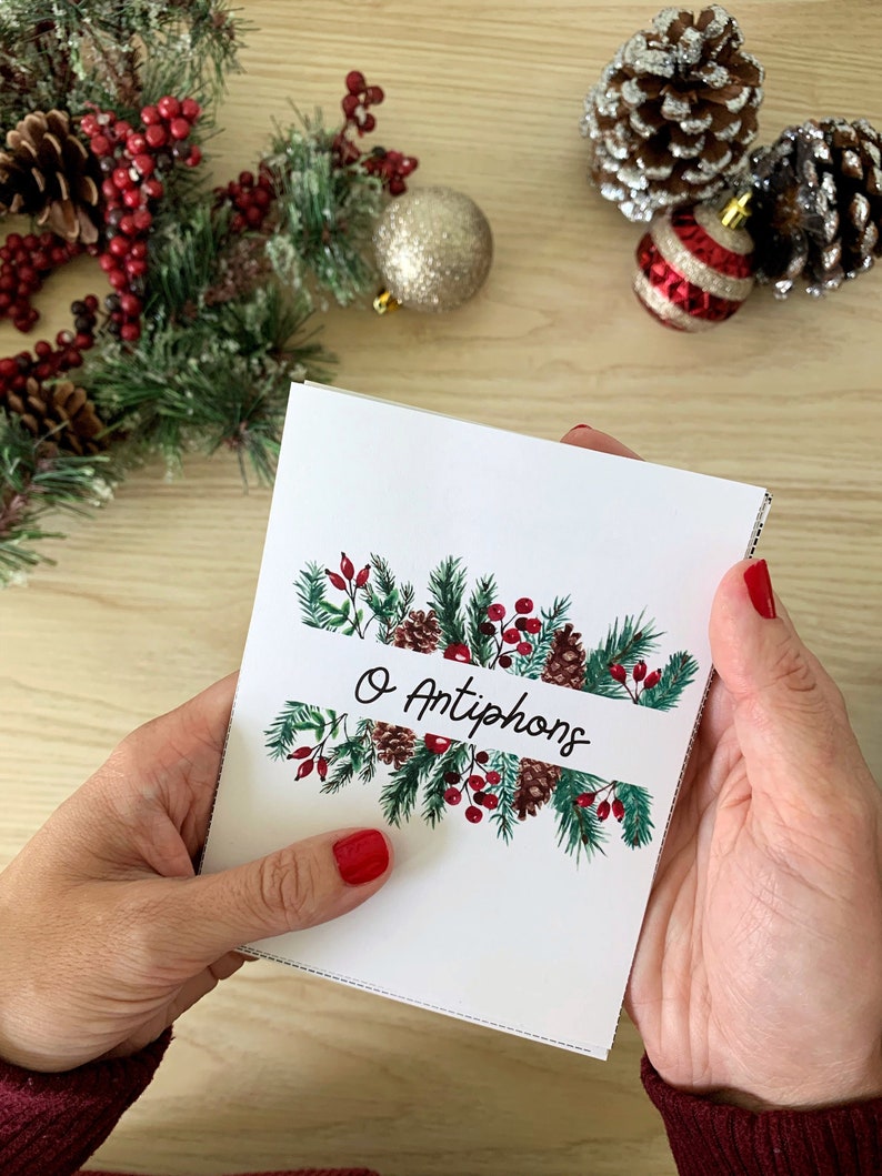 Advent O Antiphons / Printable Advent Holy Cards / Catholic Kids ...