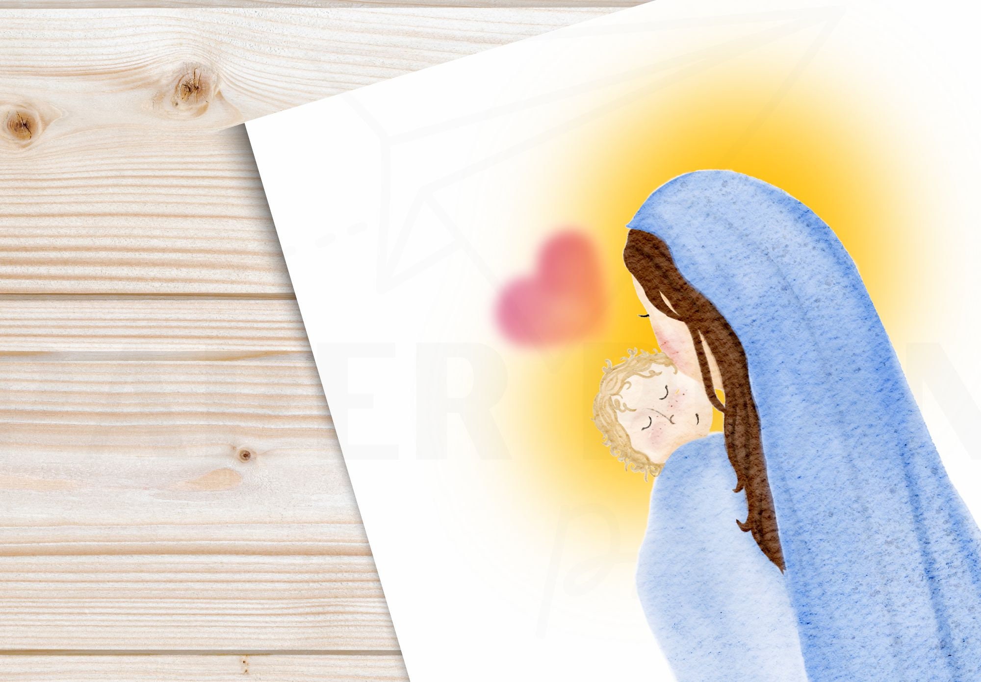 Catholic Mother’s Day Mary Card Printable / Mary Printable / Catholic ...