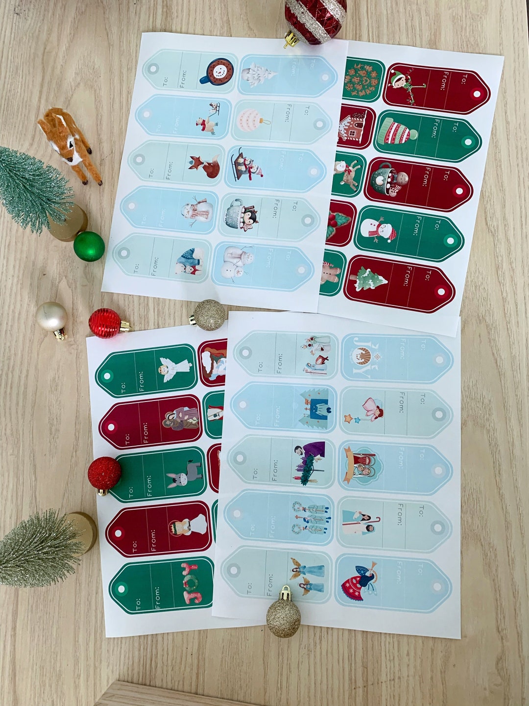 Printable Gift Tags / Printable Christmas Gift Tags / Catholic Kids ...