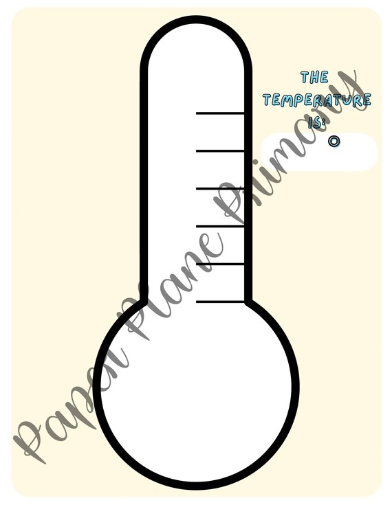 Thermometer PASTEL COLORS Classroom Daily Temperature for - Etsy