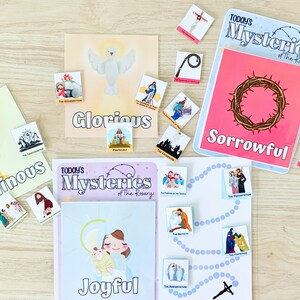 Printable Rosary for Kids | Interactive With Mysteries | Catholic Kids ...