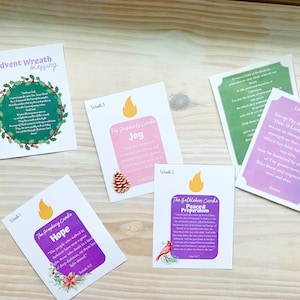 Advent Wreath Candle Cards | Catholic Advent | Advent Calendar ...