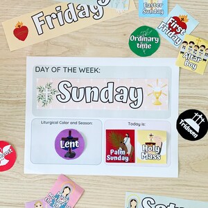 Catholic Classroom BUNDLE | Liturgical Calendar Kids | Liturgical ...