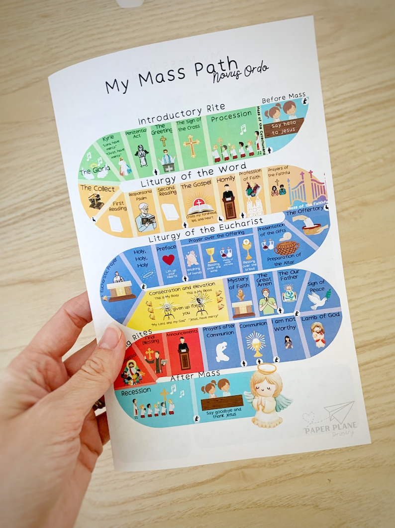 Mass Kids ENGLISH/ Printable Kids Missal Novus Ordo / Catholic Kids ...