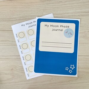 Moon Phase Spinner / Printable Lunar Chart / Homeschool Moon / Lunar ...