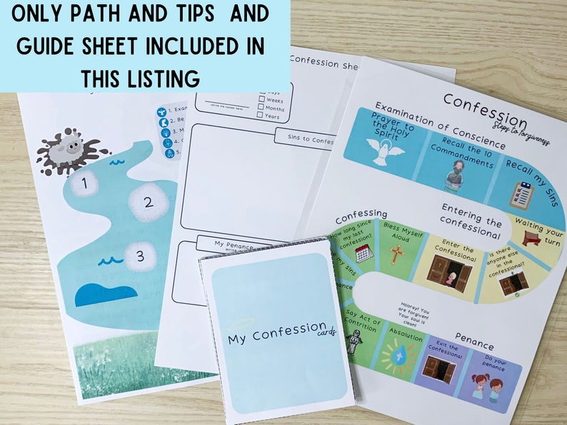 Confession Path Catholic Kids / Printable Confession Reconciliation ...