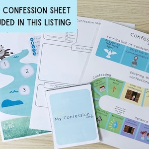 Sheet Confession Catholic Kids / Printable Kids Reconciliation ...
