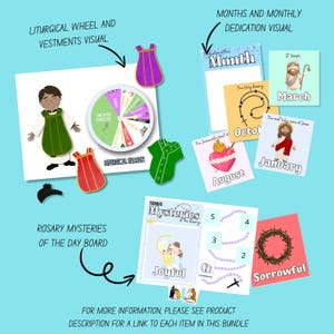 Catholic Classroom BUNDLE | Liturgical Calendar Kids | Liturgical ...