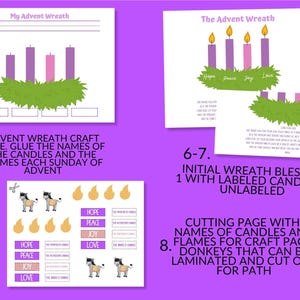 Advent Wreath Kids / Printable Kids Advent Calendar / Catholic Kids ...