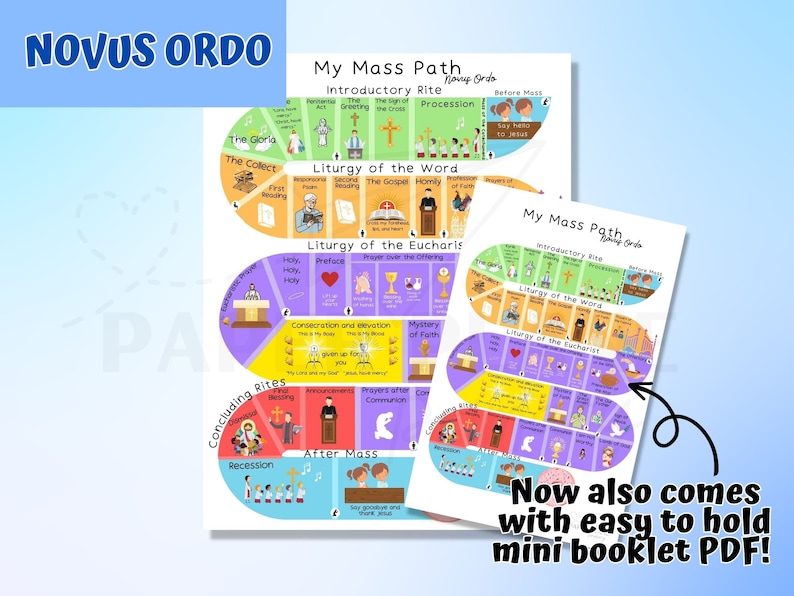 Mass Kids ENGLISH/ Printable Kids Missal Novus Ordo / Catholic - Etsy