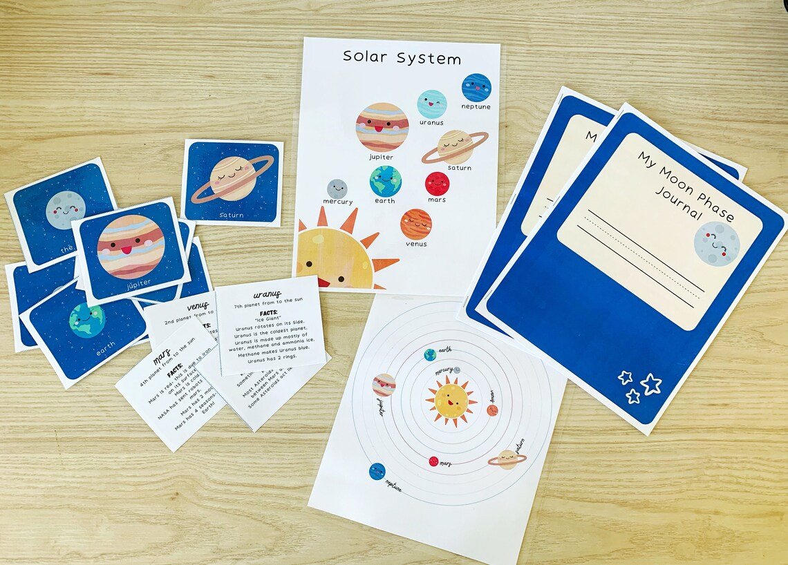 Solar System Printable Space Science Printable Planet Printable Kids ...