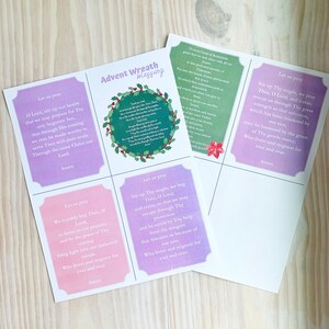 Advent Wreath Candle Cards | Catholic Advent | Advent Calendar ...