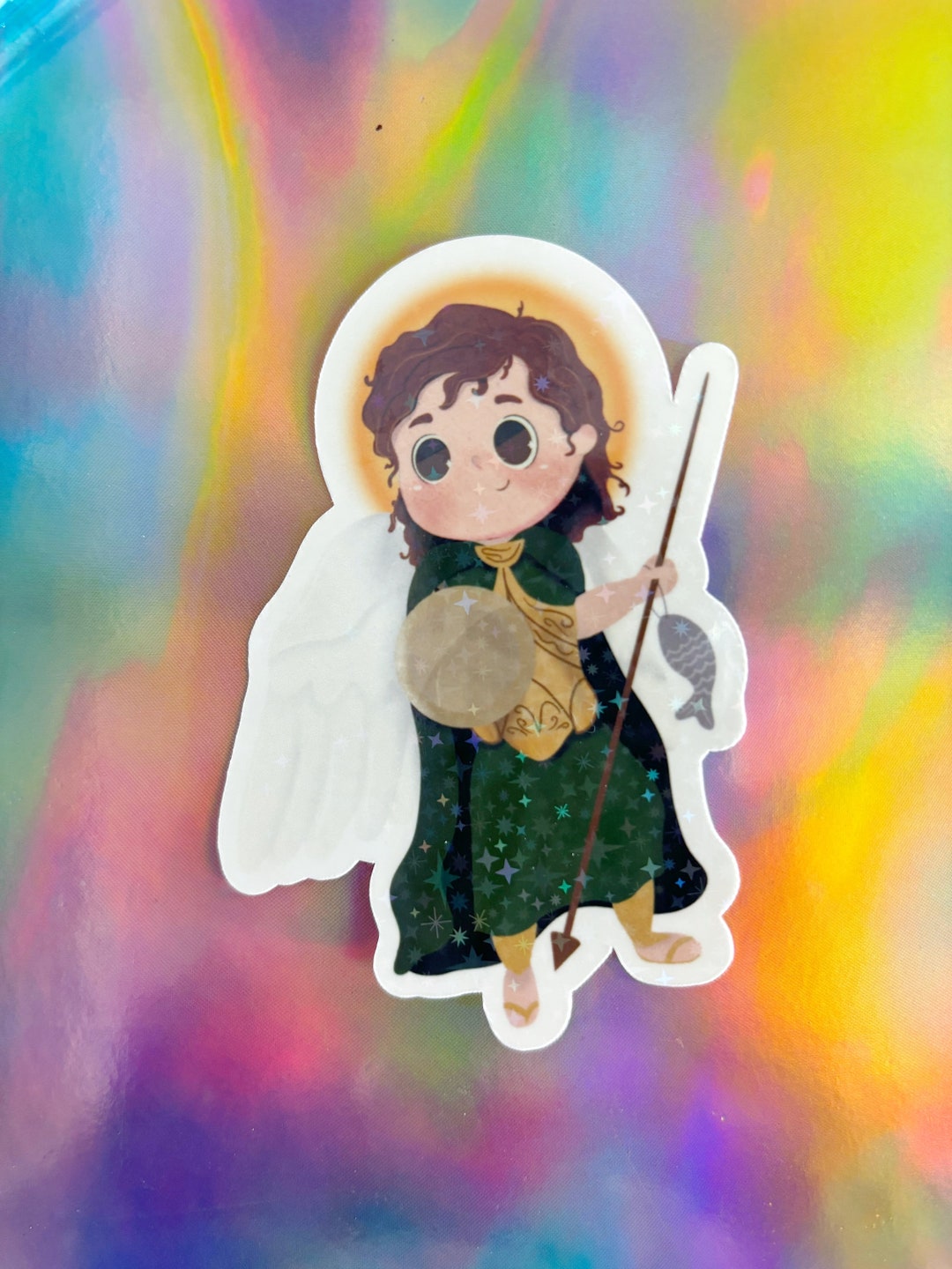 Saint Raphael Catholic Sticker | Catholic Gift | Baptism Gift ...