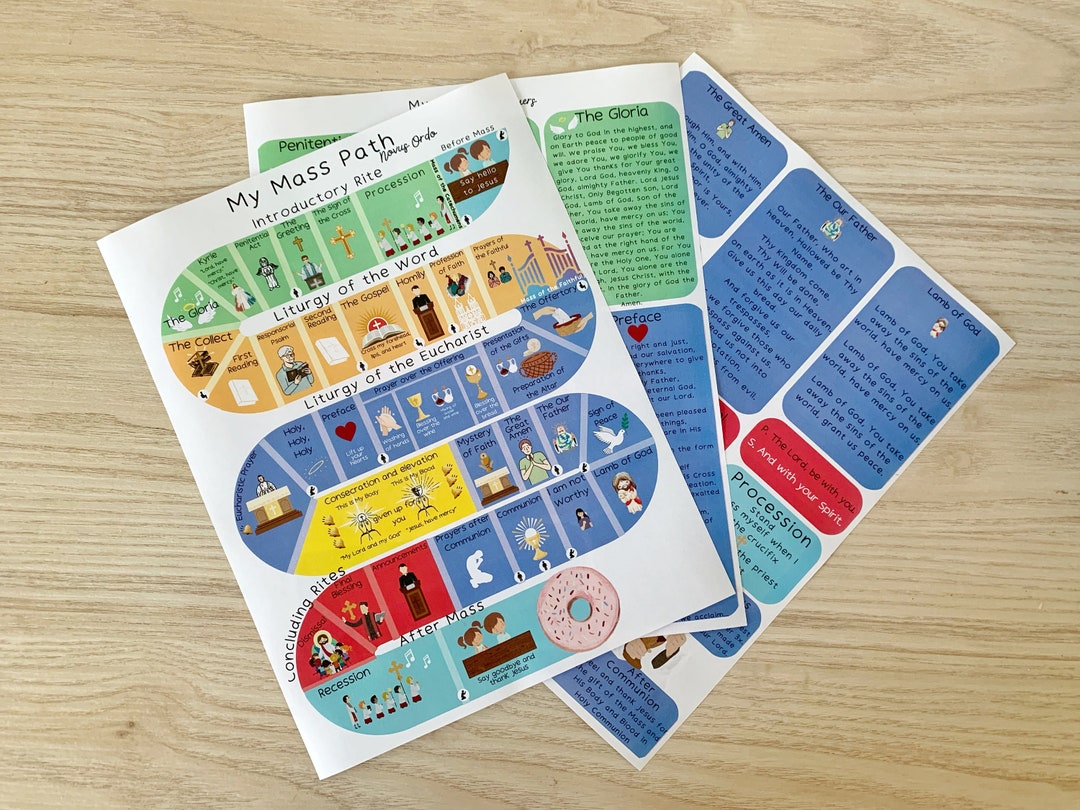 Mass Kids ENGLISH/ Printable Kids Missal Novus Ordo / Catholic - Etsy