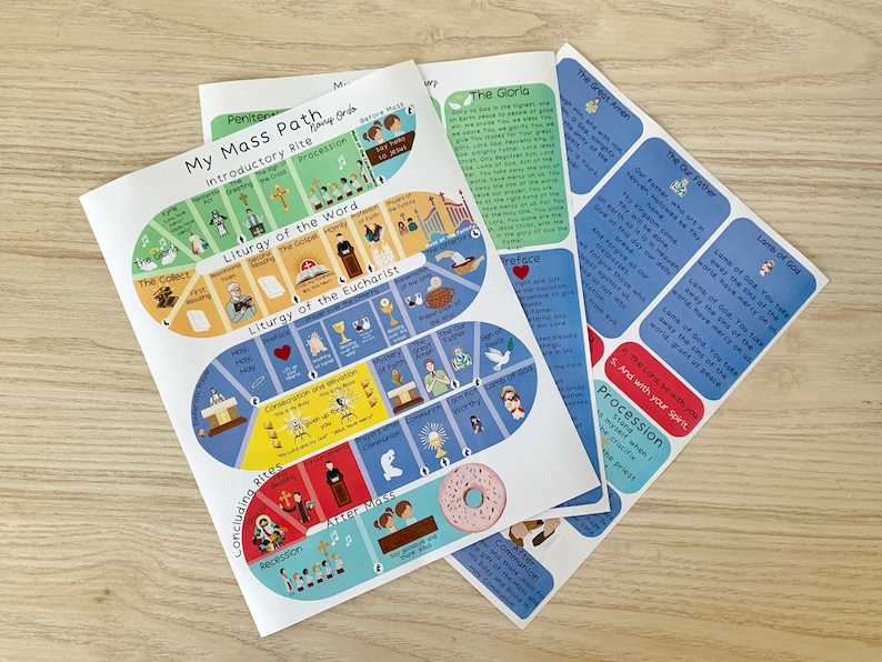 Mass Kids ENGLISH/ Printable Kids Missal Novus Ordo / Catholic Kids ...