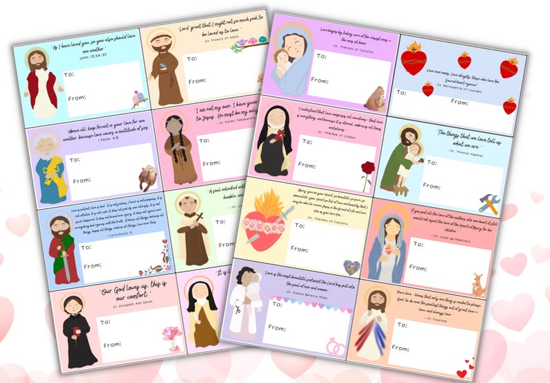 Saint Valentine Catholic Printable Activity Sheet. Digital Catholic ...