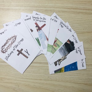 Stations of the Cross Cards Printable | Catholic Lent | Catholic Kids ...