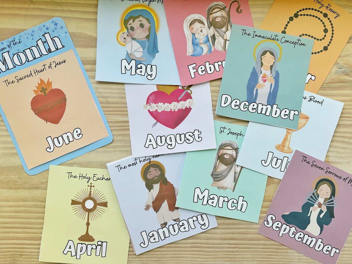 Katholischer Monatskalender für Kinder | Interaktiver katholischer ...