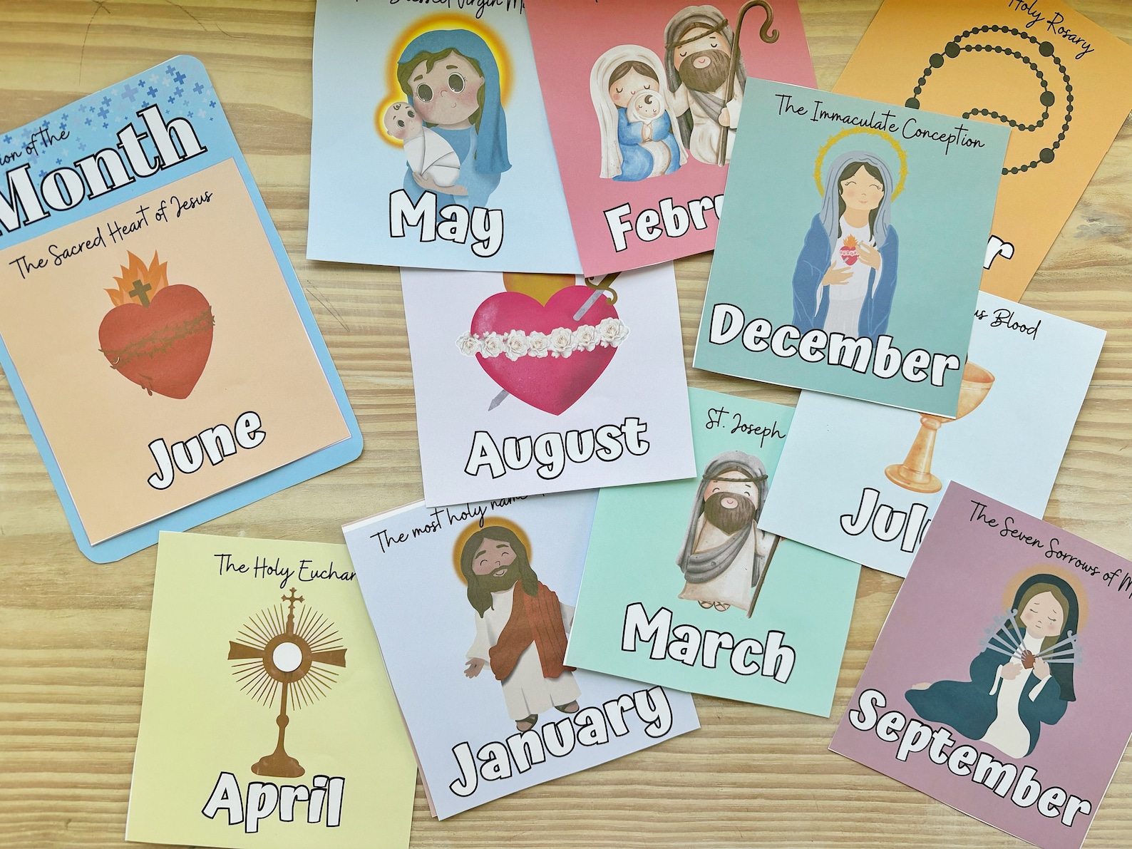 Katholischer Monatskalender für Kinder | Interaktiver katholischer ...