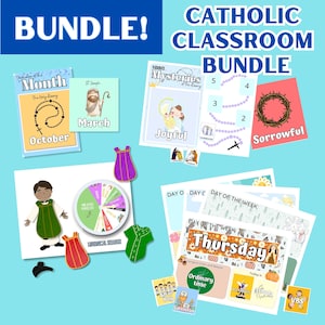 Catholic Classroom BUNDLE | Liturgical Calendar Kids | Liturgical ...