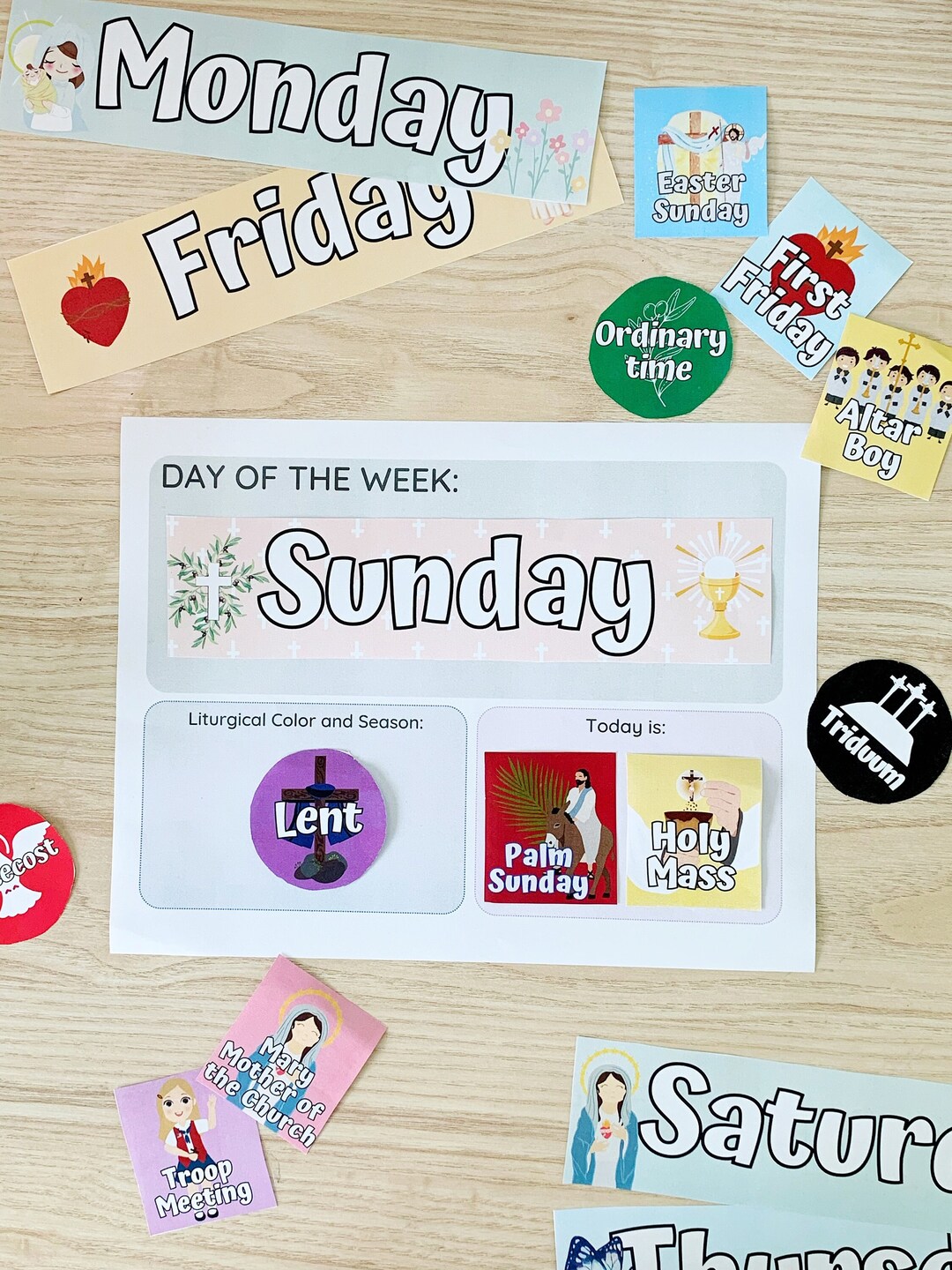 Catholic Perpetual Calendar Printable Daily. Liturgical Calendar ...