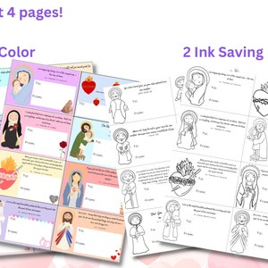 Catholic Valentine Printable Worksheet Craft | Digital Catholic ...