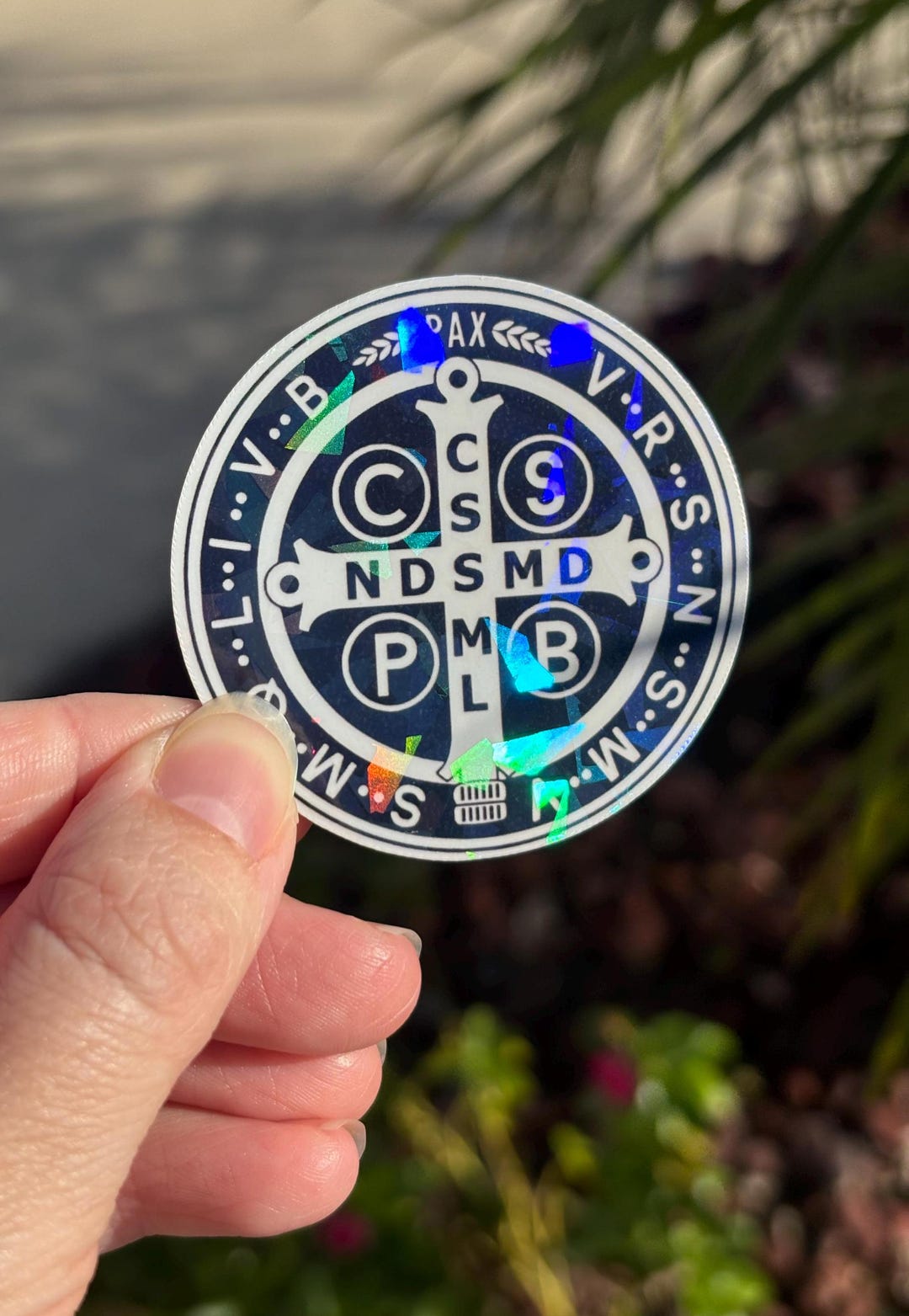 St. Benedict Medal Sticker | Catholic Sticker | Catholic Gift - Etsy