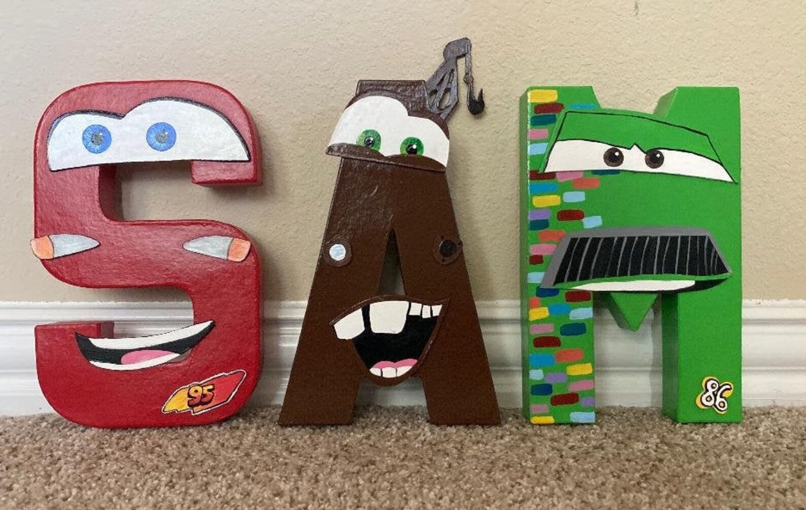 Letras de nombre Pixar | Etsy