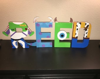 Pixar Letters - Etsy UK