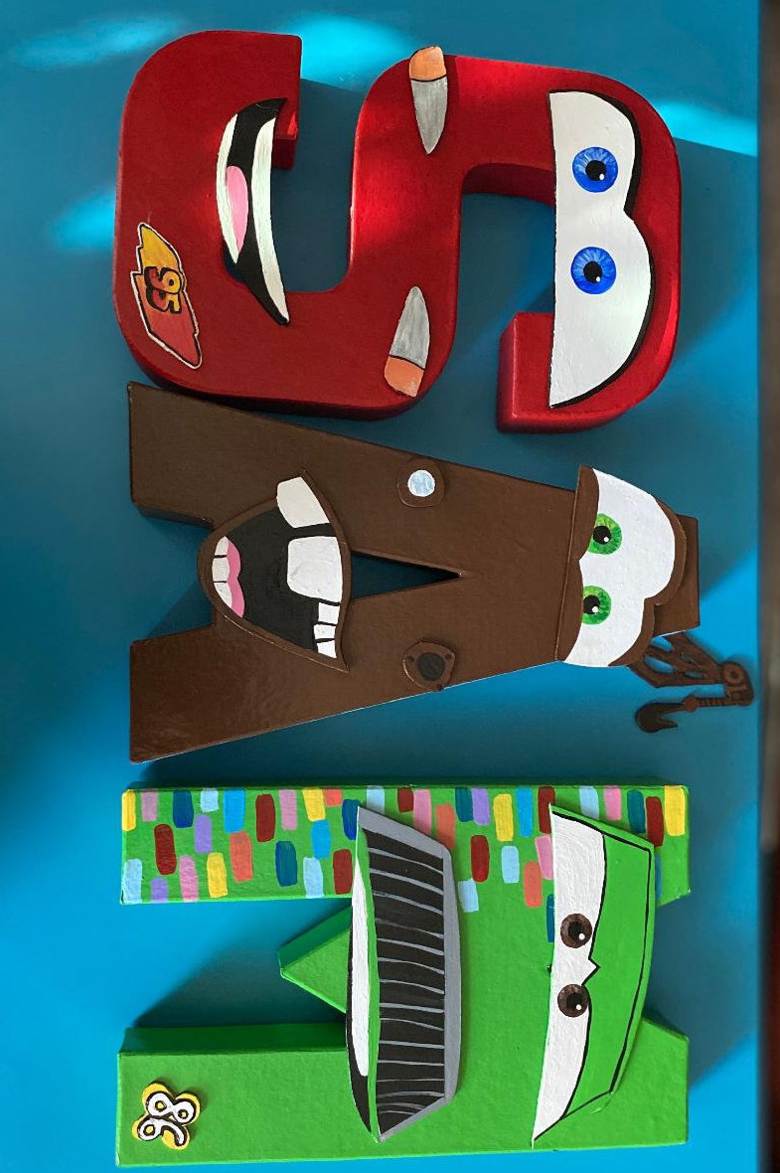 Letras de nombre Pixar - Etsy España