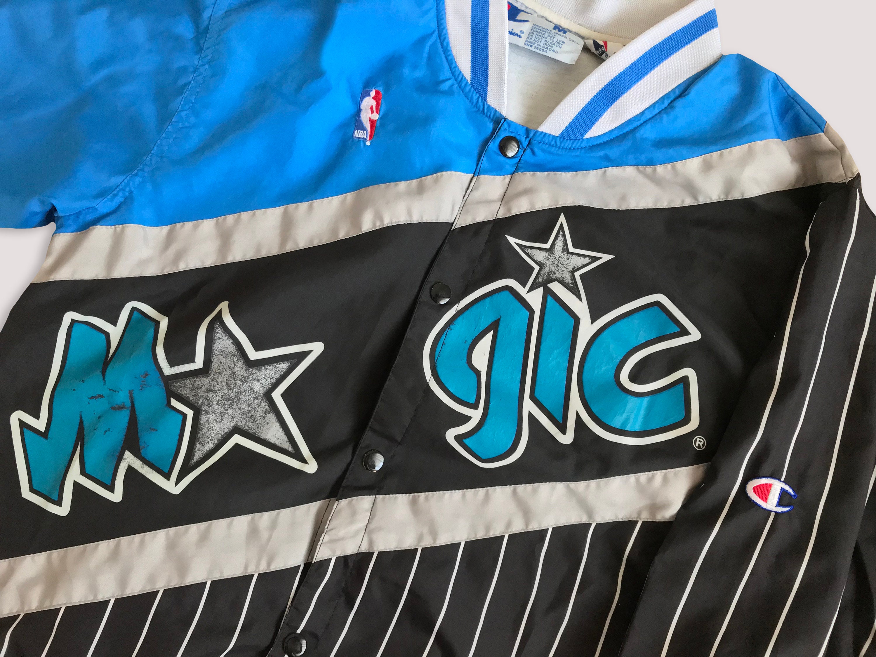 Vintage 90s CHAMPION ORLANDO MAGIC Jacket Bomber Windbreaker Vintage 90s CHAMPION ORLANDO MAGIC Jacket Bomber Windbreaker