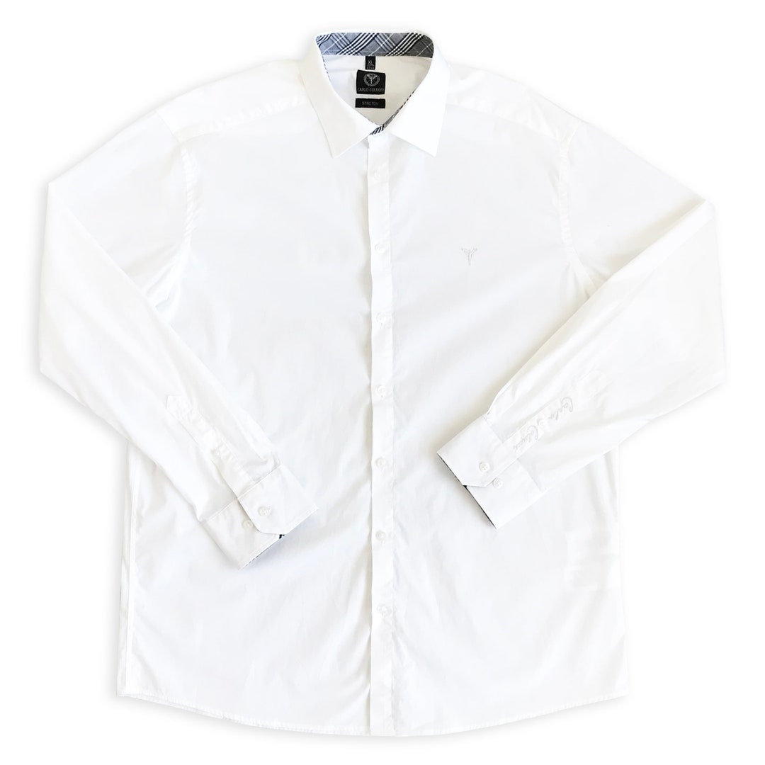 Y2K CARLO COLUCCI Button Down Shirt 90s Retro Old School Long Sleeve ...