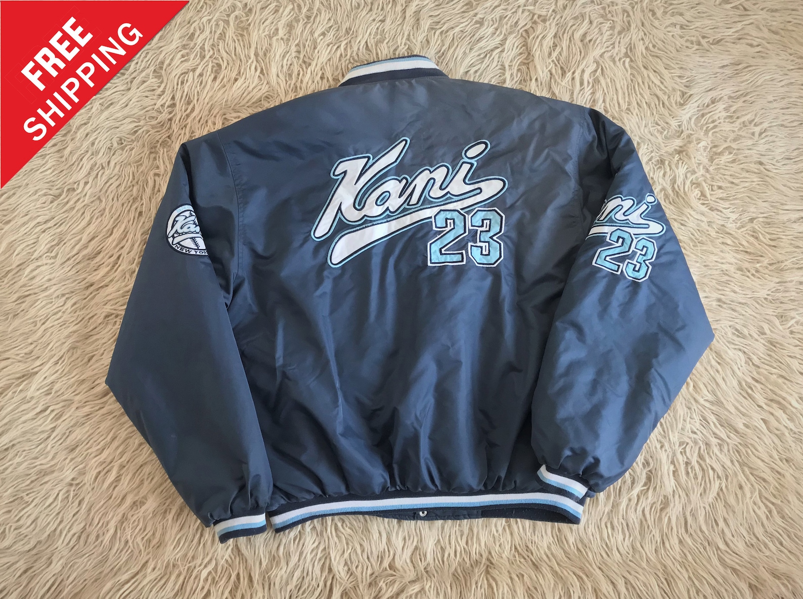 Vtg 90s KARL KANI jacket satin bomber 80s Hip Hop Rap - Etsy.de