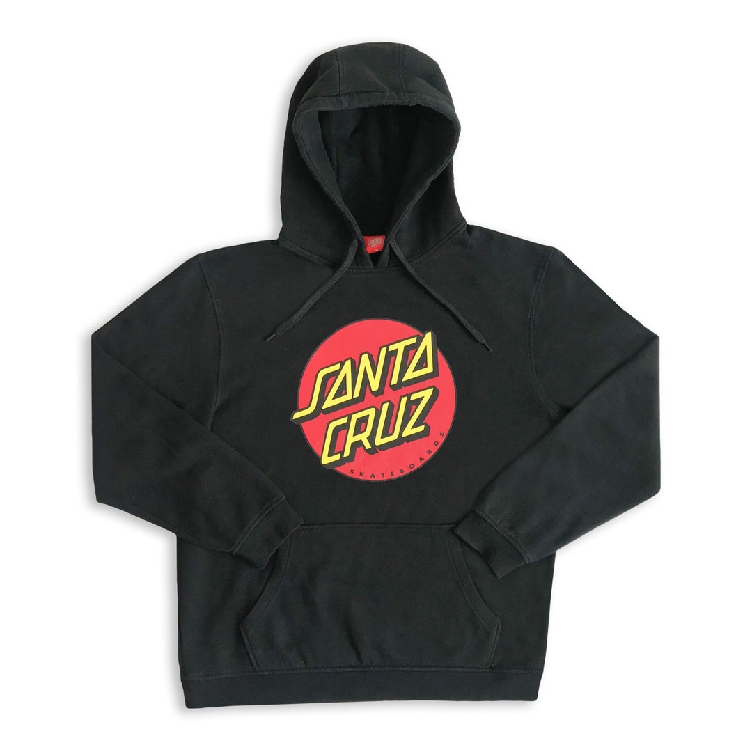 Y2K SANTA CRUZ Hoodie • Retro Old School Sweatshirt Skateboard Sweater ...