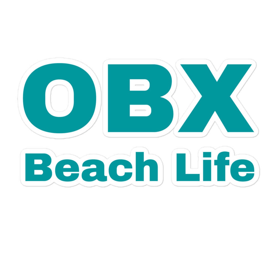 Outer Banks Laptop Sticker, OBX Beach Life Vinyl Decal Set - Etsy Italia