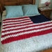 American Flag Knitting Pattern and Tutorial Instructions for Bulky Yarn ...