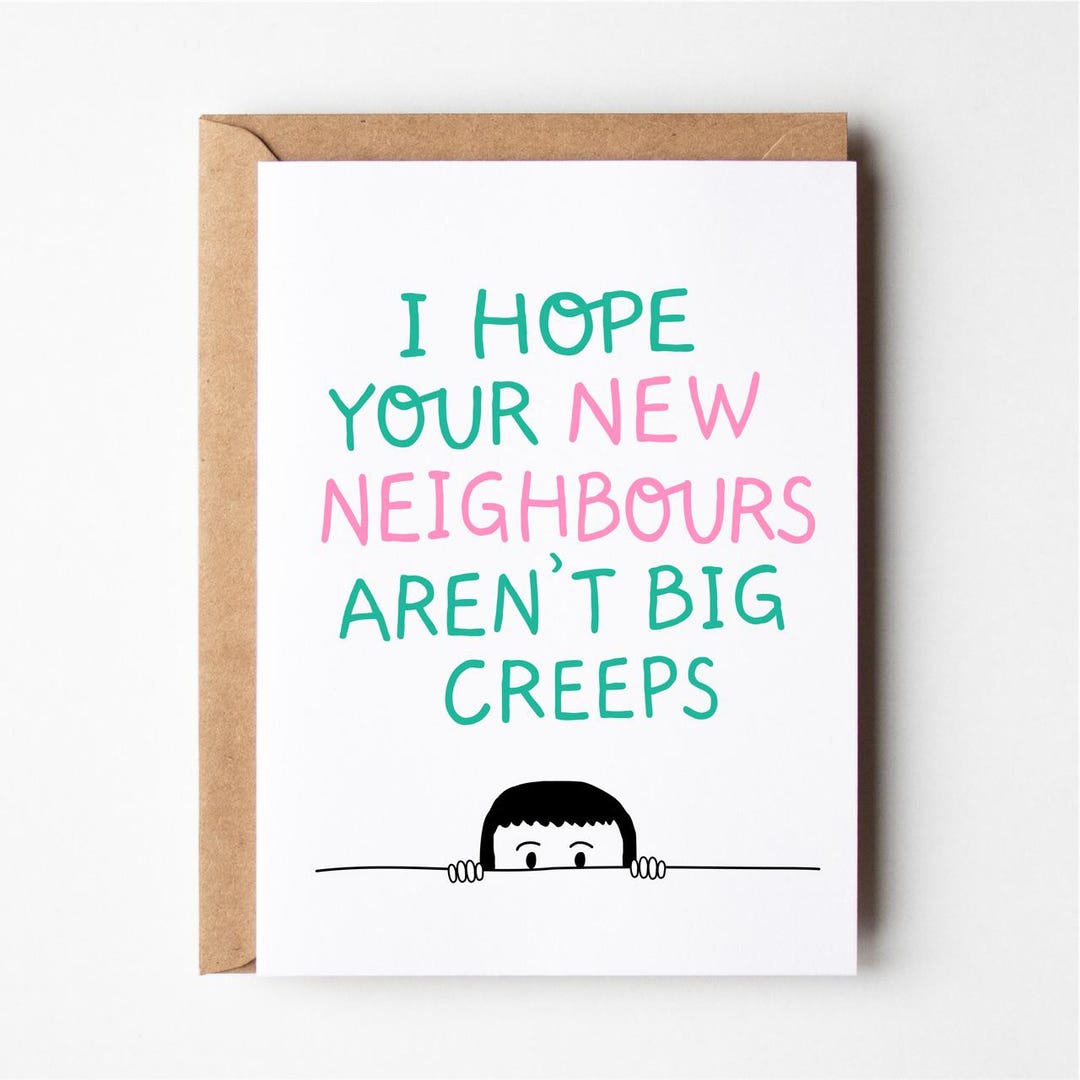 Funny Housewarming Card, Goodbye Card, Miss You Card, Farewell Card ...