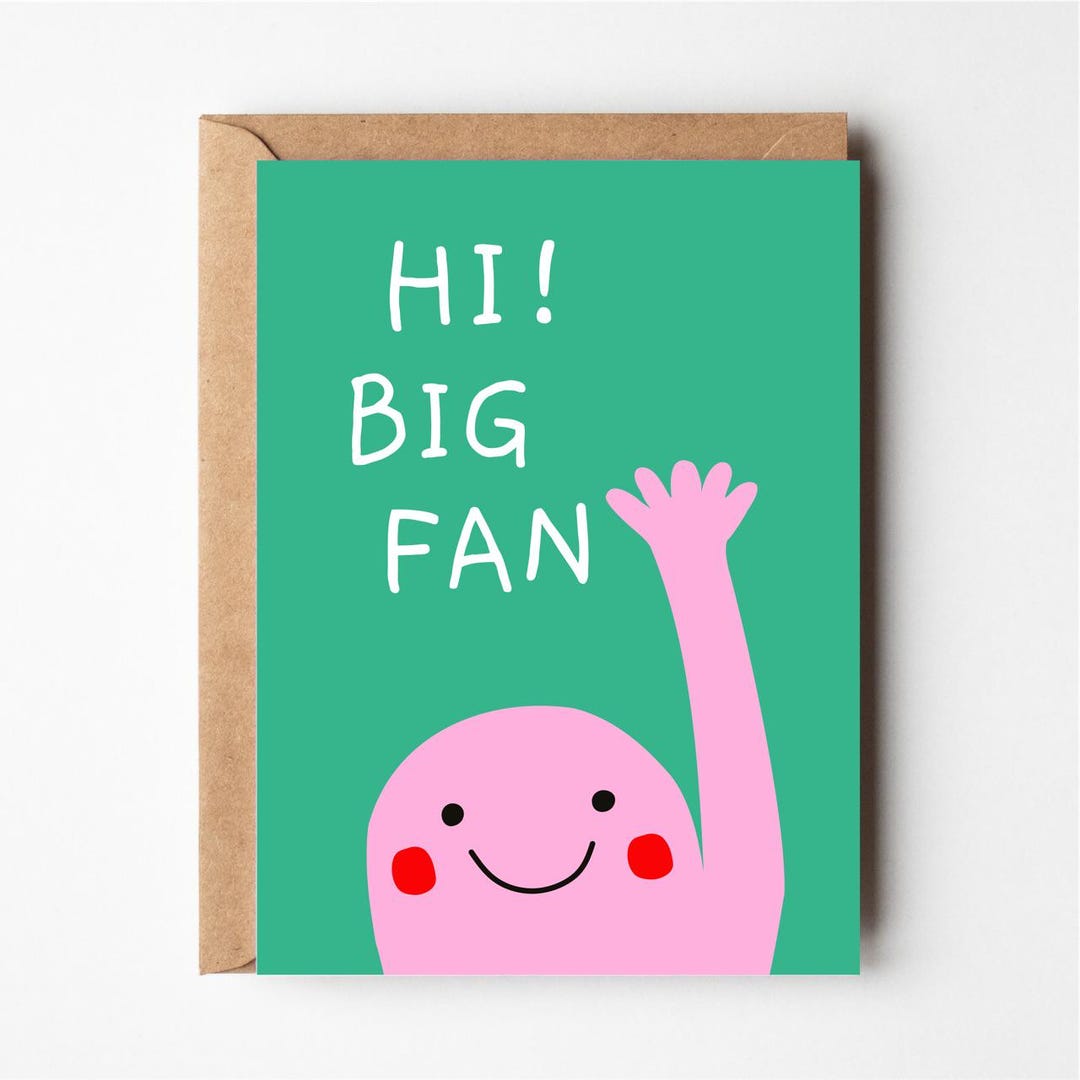 Funny Birthday Card, Big Fan Card, Funny Anniversary Card, Girlfriend ...