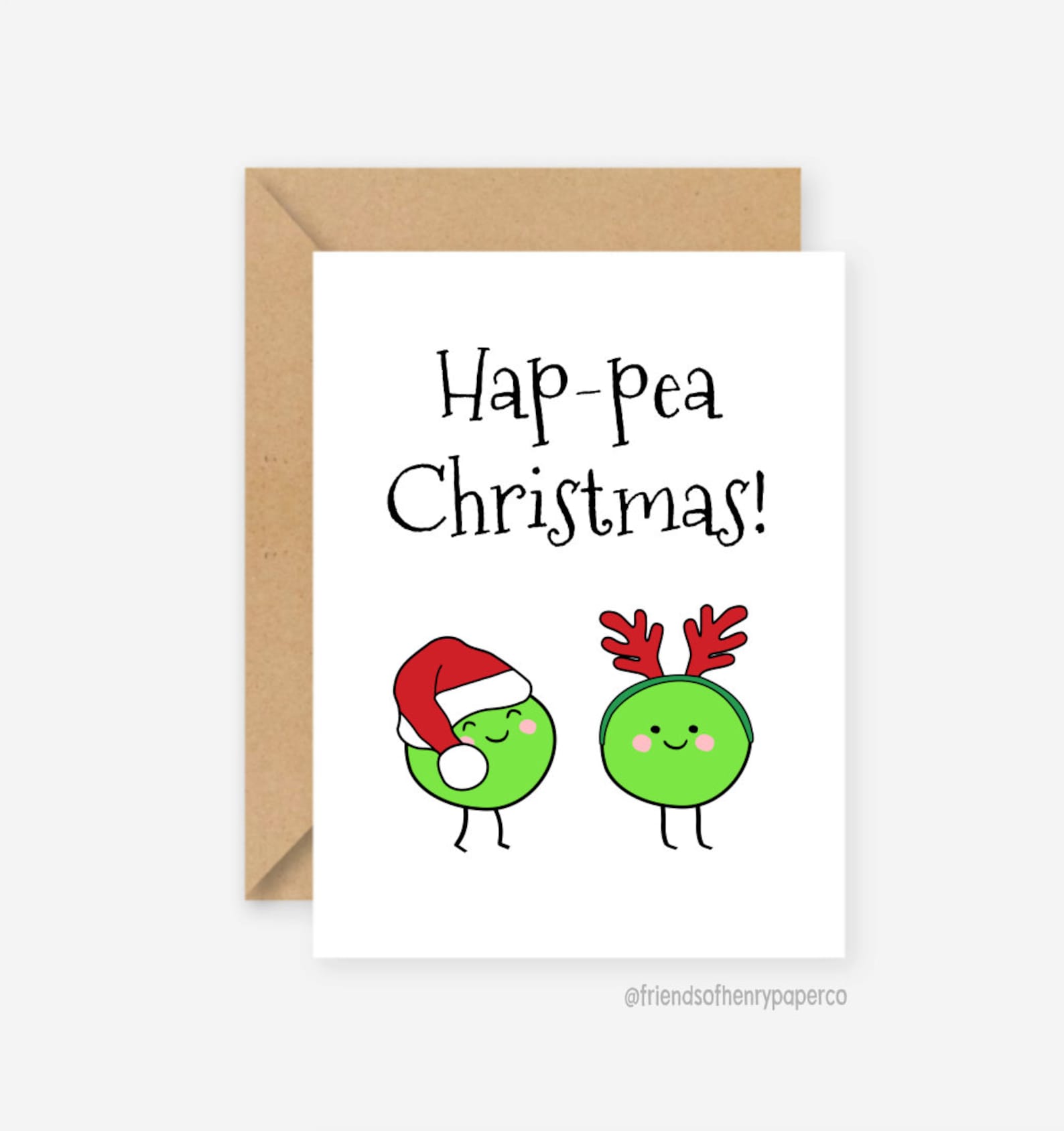 Funny christmas card pun christmas card christmas card pack | Etsy