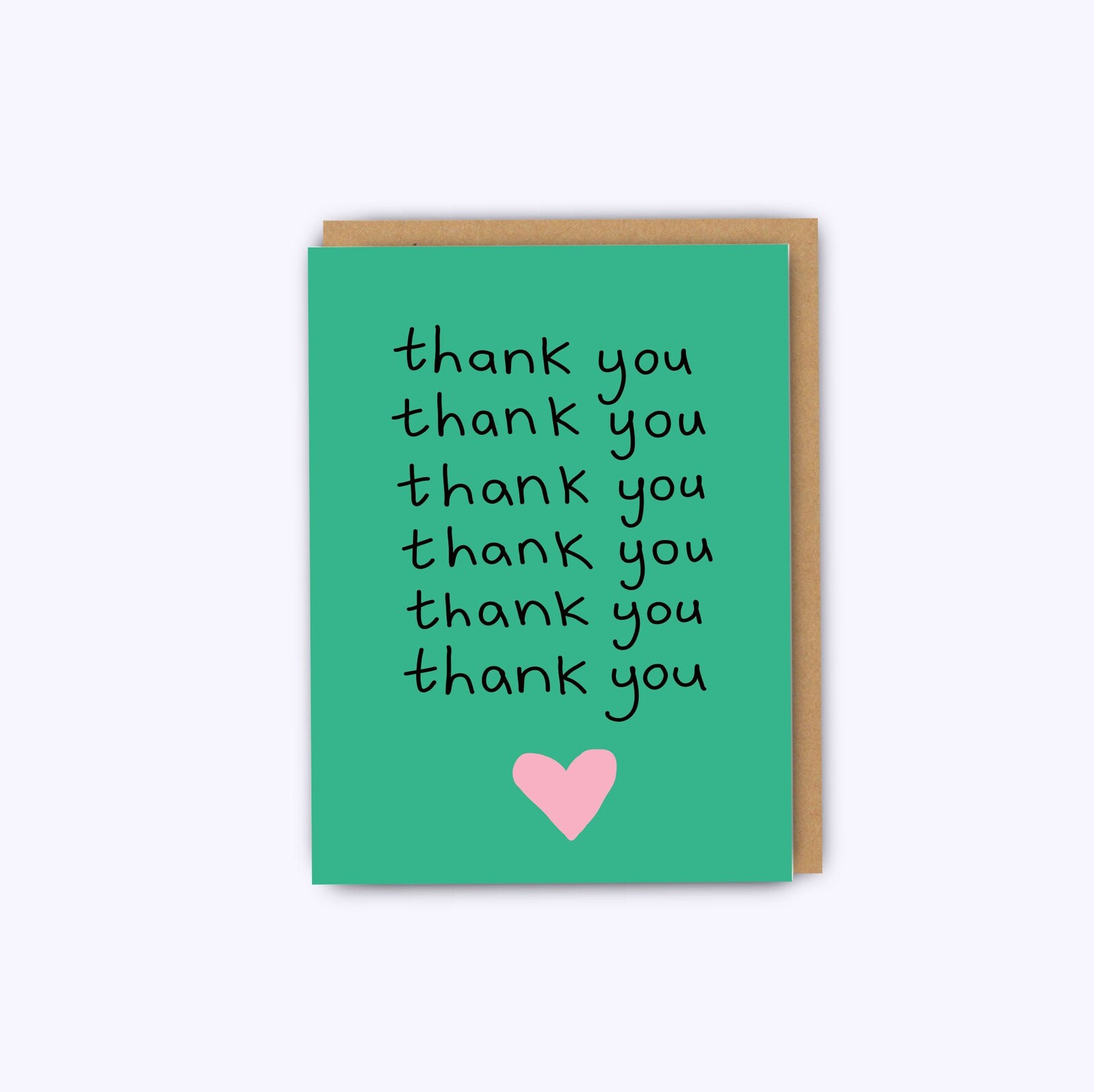 Thank You Card Thank You Friend Card Many Thanks Friendship - Etsy