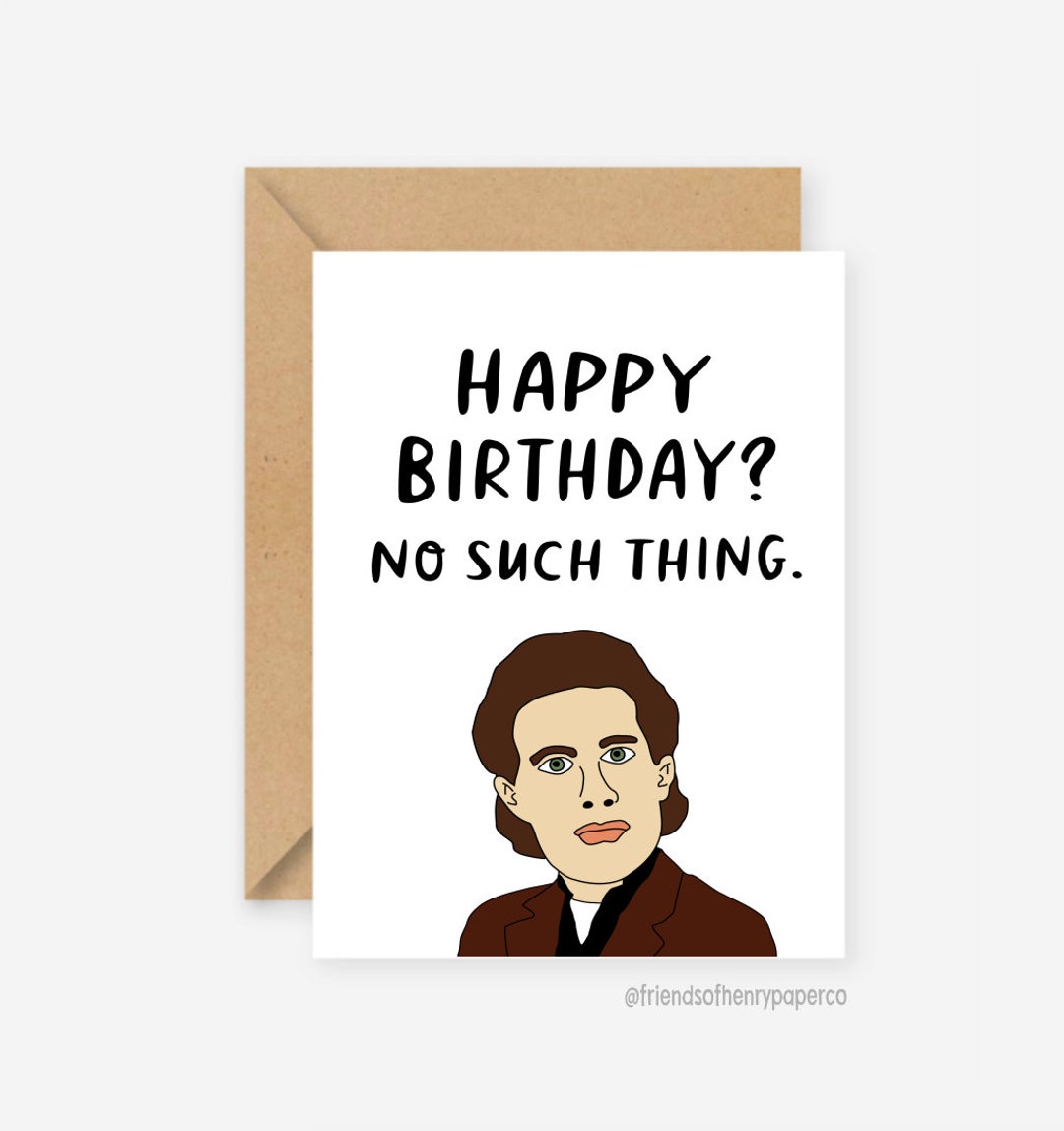 Seinfeld Birthday Card Jerry Seinfeld Funny Card Funny - Etsy Australia