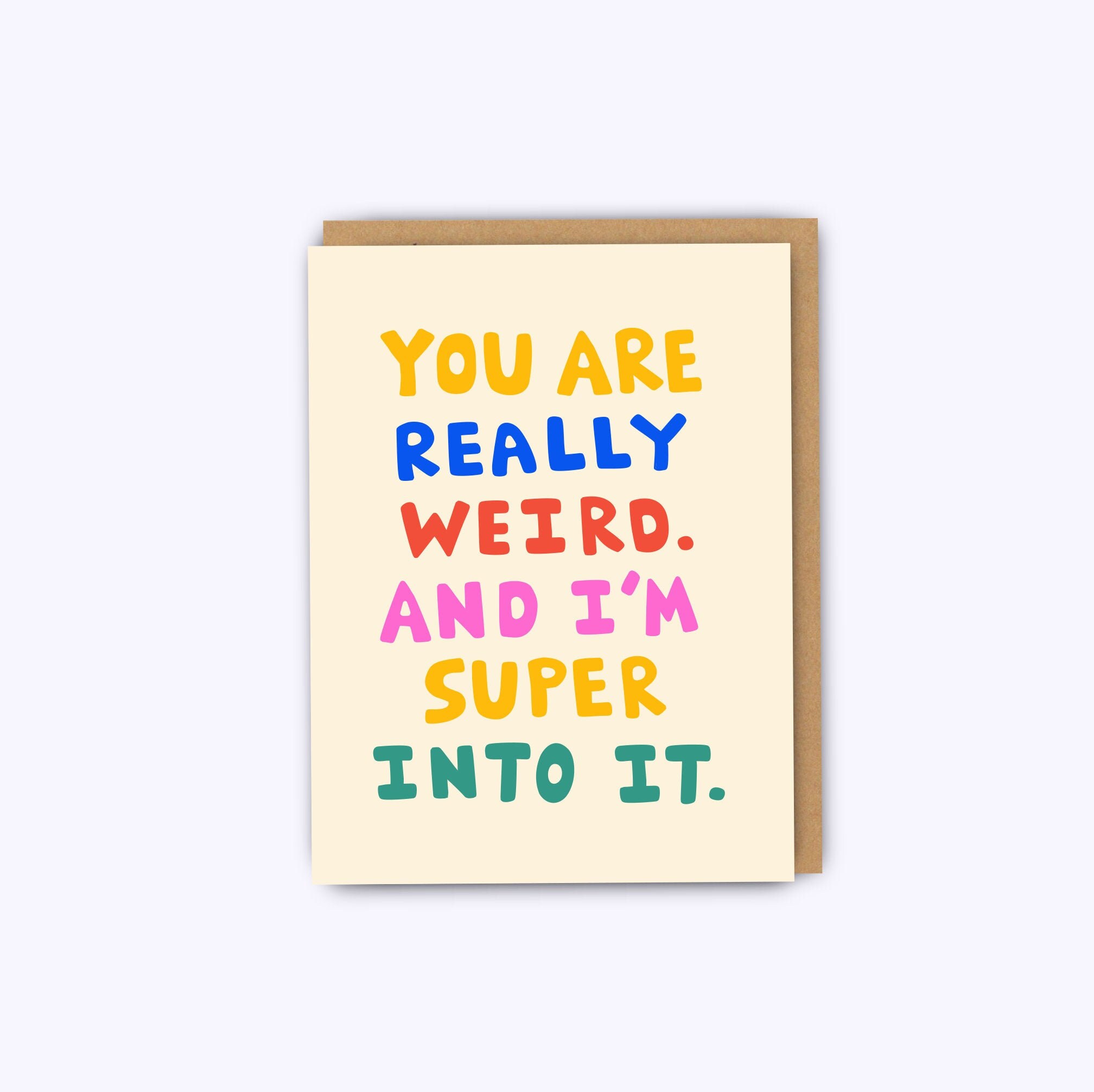 Weird Birthday Card Funny Anniversary Card Better Together - Etsy